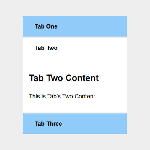Responsive CSS Tabs | Learning Axis