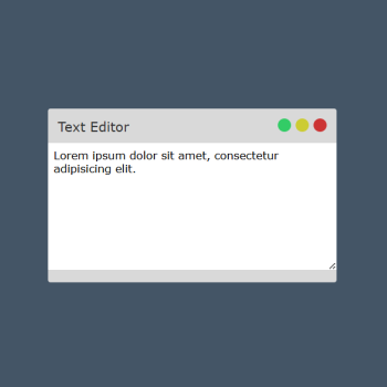 Simple Text Editor | Learning Axis