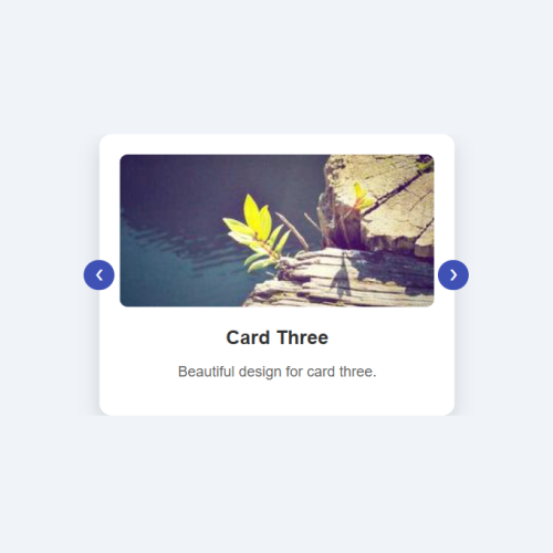 Modern Card Carousel | Learning Axis